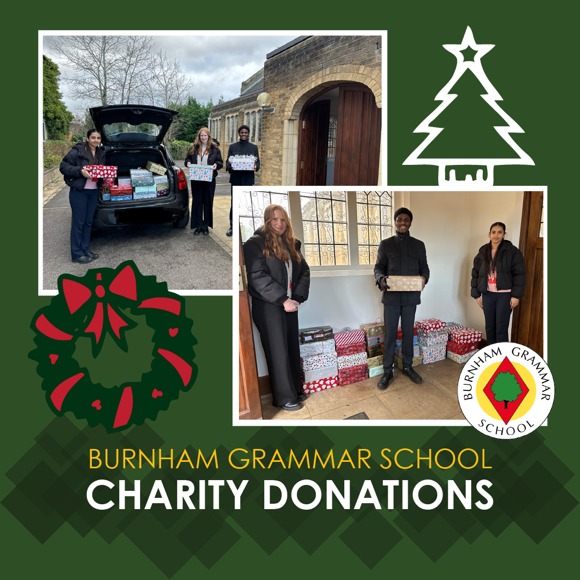 Charity Donations - Latest News - Burnham Grammar School